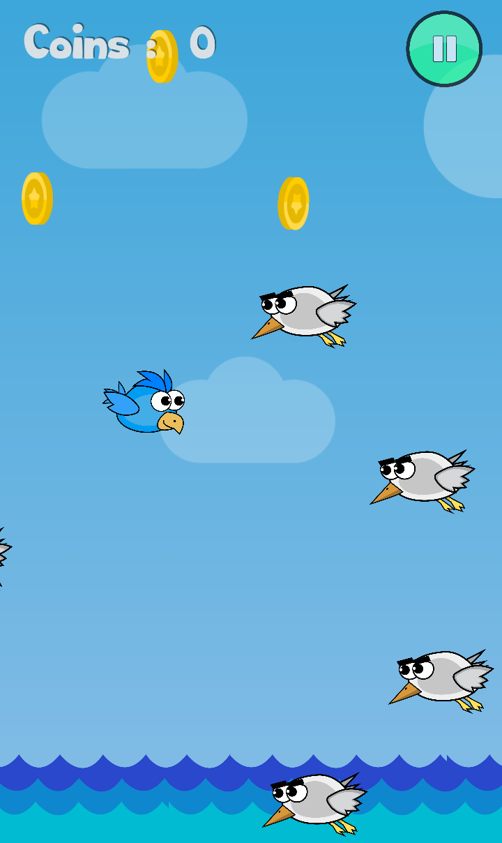 Bird vs Gulls - xCode iOS Project and Buildbox Game Template (64bit) by RgzStudioTeam